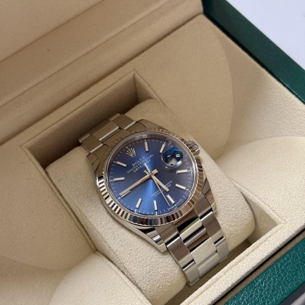 [WTS] Rolex Datejust (Blue Face) 36MM - 2022 | WatchCharts Marketplace