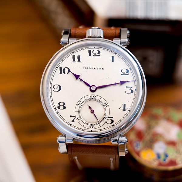 [WTS] Hamilton conversion from 1929 with original plum hands and pocket ...