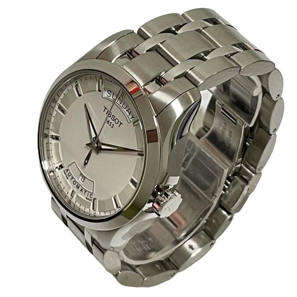 TISSOT Tissot Couturier AT Date White Dial T035407 Men's Boxed ...