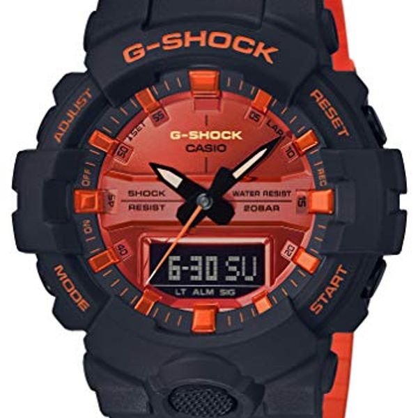 [Casio] Watch G-SHOCK Bright Orange Color GA-800BR-1AJF Men's Black ...