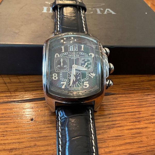NEW INVICTA SWISS MADE DRAGON LUPAH MODEL 2768 BLACK MOP VERY RARE ...