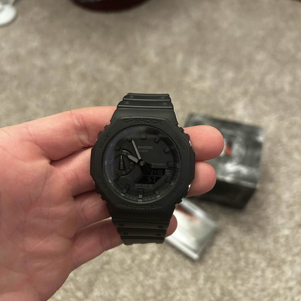 Casio G-Shock GA2100-1A1ER | | All Black Edition || Full Box and Tags ...