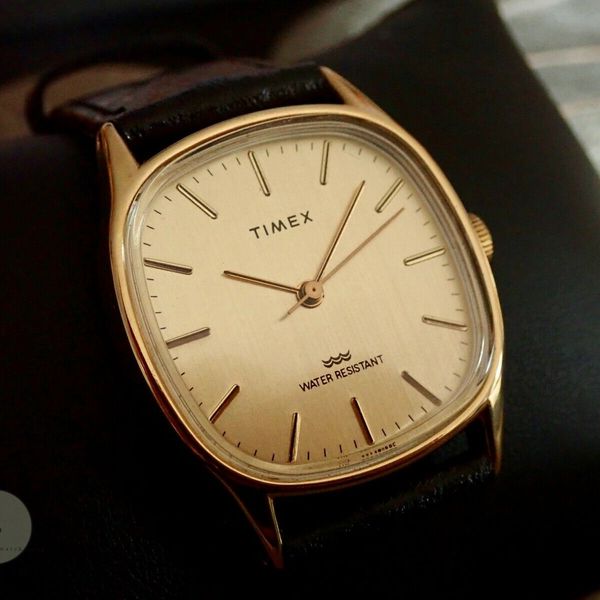 Mens working vintage watch TIMEX MARLIN UK SERVICED 1985 M116 ...