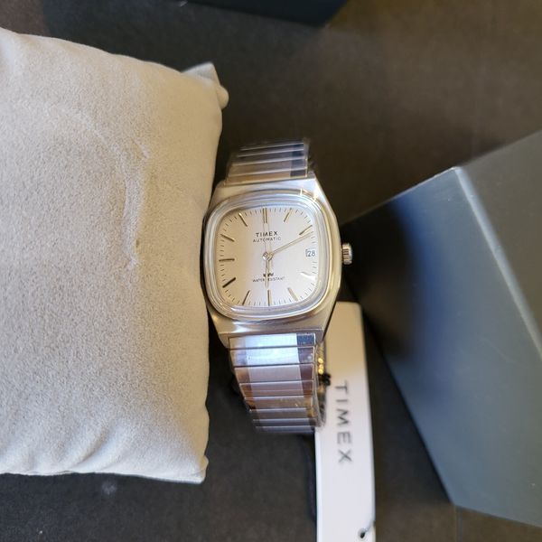 Timex Automatic 1983 E-Line Reissue 34mm with Expansion band Watch ...