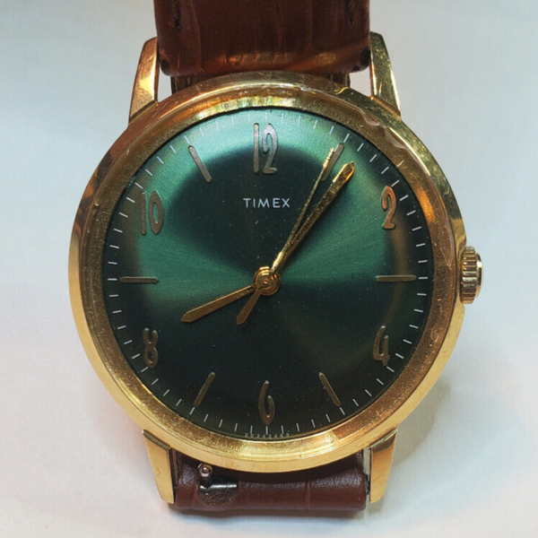 Timex TW2U01700 Hand Wind Marlin 34MM Re-Issue Green Variant FOR PARTS ...