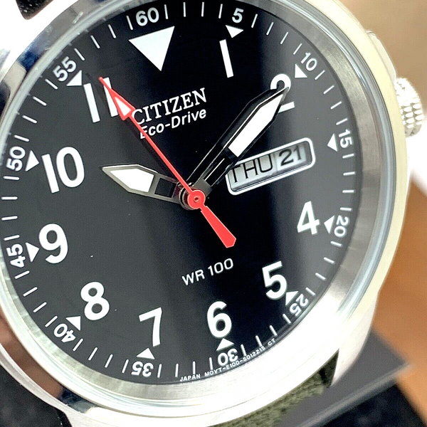 Citizen Men's Watch BM8180-03E Eco-Drive Black Dial Day Date 37mm ...