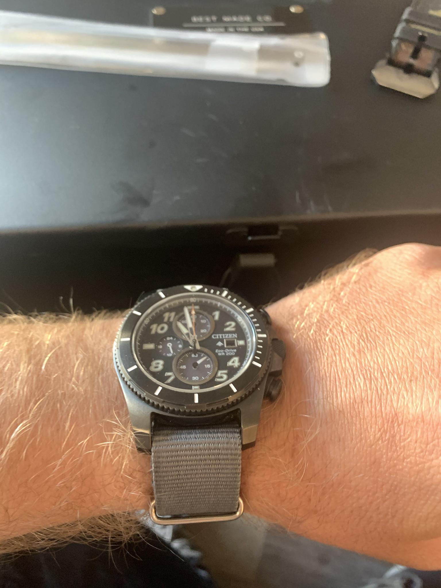 [WTS]. Citizen Pro-Master Tough chronograph. model: CA0727-12E asking ...
