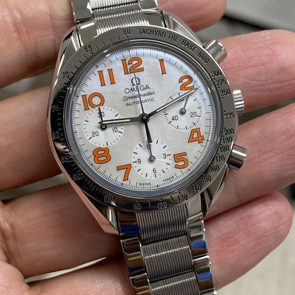 [WTS] Omega Speedmaster. Mother of pearl dial. 39mm. Pumpkin letters. 🔥 ...