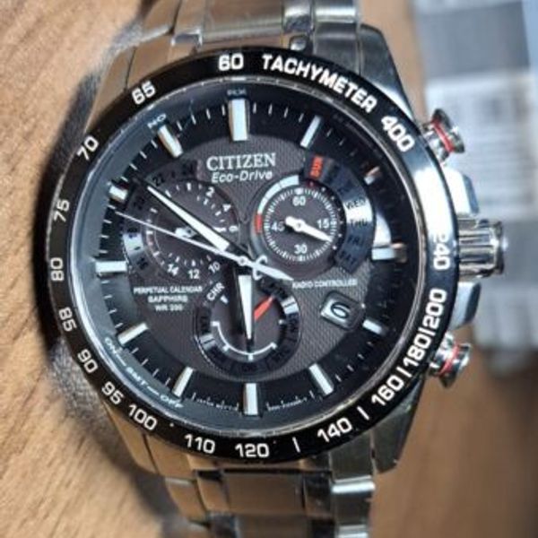 Citizen Eco Drive Sapphire E650 Radio Controlled Perpetual Men's 44mm ...