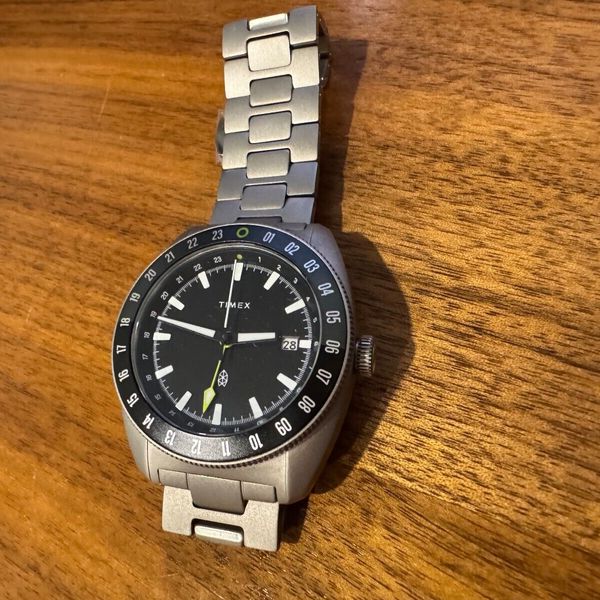 Timex x The James Brand Automatic Titanium GMT Limited Edition ...