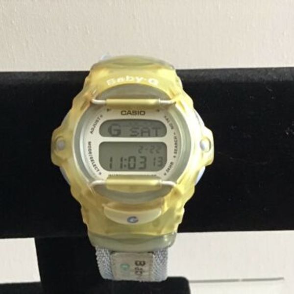 Casio Baby-G Vintage 1995 BG-151 Digital Watch Clear And Lilac Strap ...