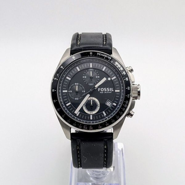 Fossil Decker Black Dial Chronograph Men's Watch CH2573. All original ...