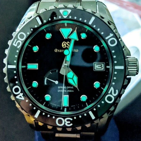 Grand Seiko SBGA231 Titanium Spring Drive Dive Watch, Box, Papers, Used ...