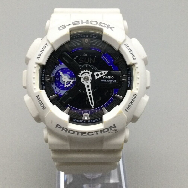 Casio G-Shock Watch Unisex 46mm 200M White Blue 5425 GMA-S110CW New ...