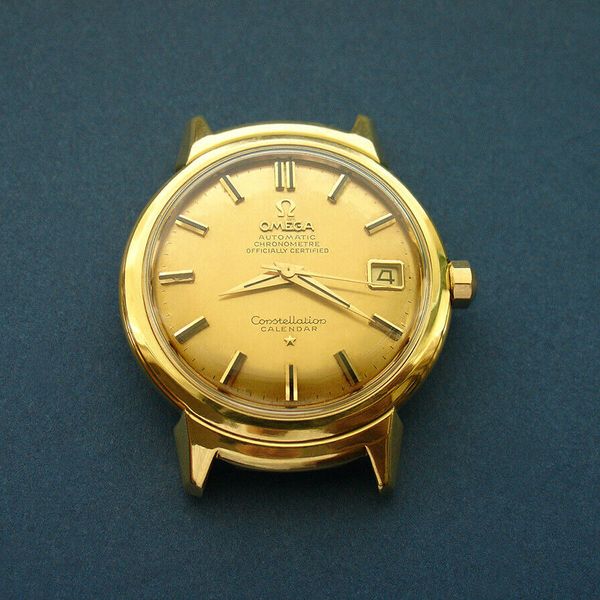 Vintage 18K Omega Constellation CALENDAR Grand Luxe, Cal. 504, Case Ref ...