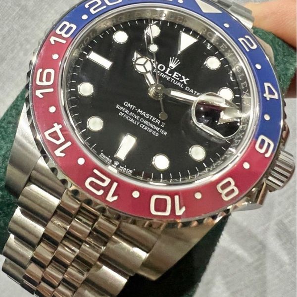 Brand New Unworn Full Stickers Y2018 Rolex GMT Master II Pepsi Jubilee ...