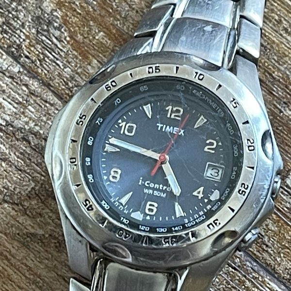 Timex Iâ ¢Control Indiglo Wr50m Menâ s Quartz Watch With Date K2 ...