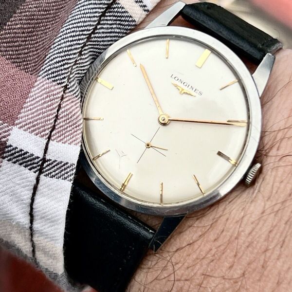 Vintage Watch Longines Hand Winding Ultra Slim Cal 19.4 Swiss Made 34mm ...