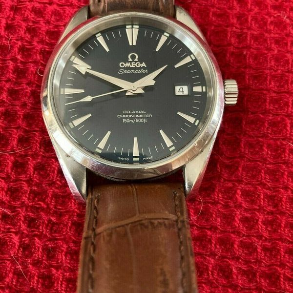 Omega Seamaster CO-AXIAL CHRONOMETER Aqua Terra, beautiful. Omega ...