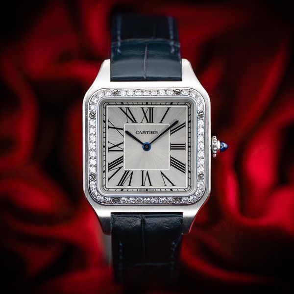 [WTS] Cartier Santos Dumont Small Diamond Bezel WSSA0085 Complete Set ...