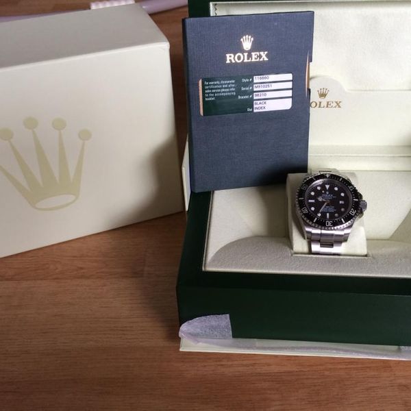 SOLD: DeepSea M serial box and paper | WatchCharts