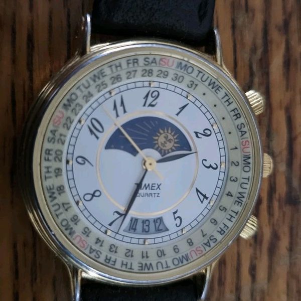 TIMEX MOON PHASE 364T CELL WATCH | WatchCharts Marketplace