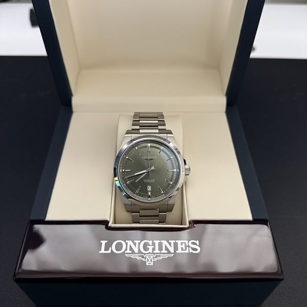 LONGINES Conquest Automatic 41MM Green Dial Men's Watch L38304026 / PRE ...