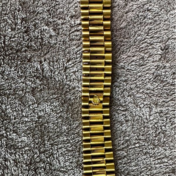 Original Rolex 8385 President Day-Date Bracelet 20mm 18K Gold 18238 ...