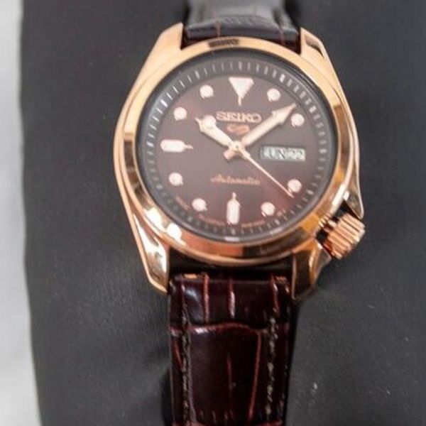 Seiko 5 Sports Collection SRE006 Women's Rose Gold Automatic Watch ...