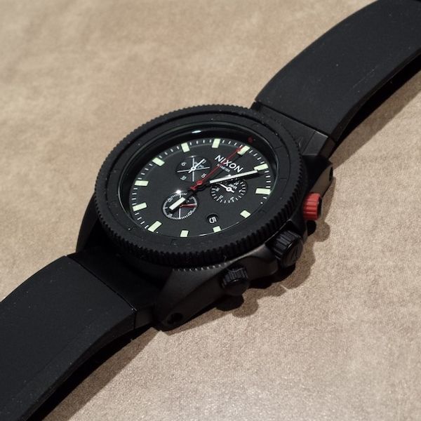 $129 ? NEW Rover NIXON A290 760 Chrono Chronograph black STEALTH on ...