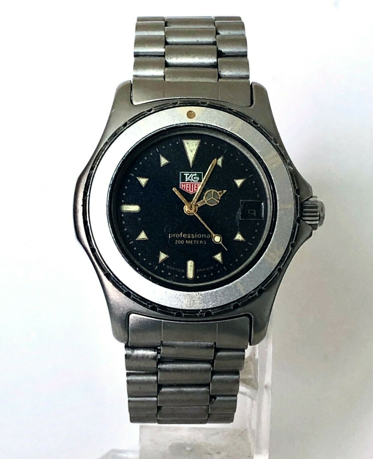 TAG Heuer 2000 Professional 972.613 Blue Gold MOONDUST Dial Unisex MIDSIZE Watch | WatchCharts ...