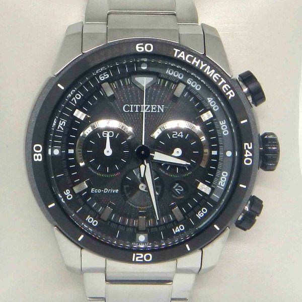 CITIZEN ECOSPHERE CHRONOGRAPH STAINLESS STEEL MEN'S WATCH CA4150-67E ...