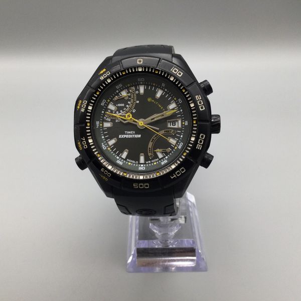 Timex Expedition E Altimeter Watch Men 49mm Indiglo Chronograph New ...