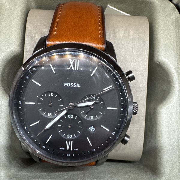 Fossil Neutra Chronograph Quartz Black Dial Men's Watch FS5512 ...