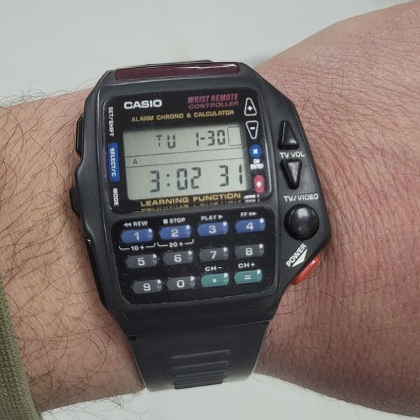 Vintage Casio CMD-40 Calculator Alarm Wrist Remote Controller TV 1147 ...