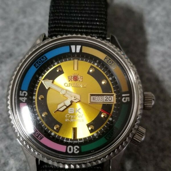 Orient Sea King Crystal, SK Yellow Dial | WatchCharts Marketplace