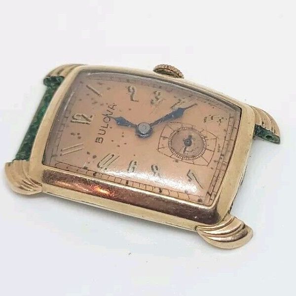 Vintage Bulova 8AE 17J Art Deco Mechanical Tank Watch For Parts Or ...