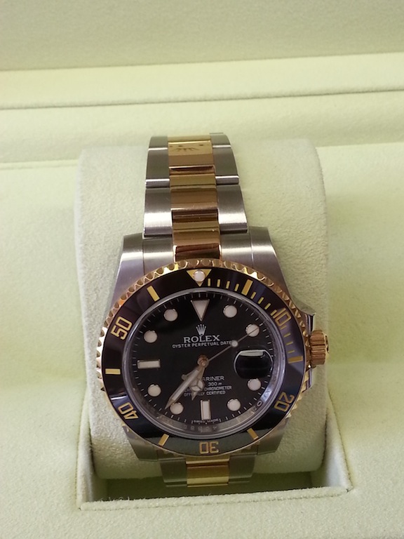 2013 ROLEX 116613 Submariner Ceramic 18K/SS Black Dial | WatchCharts