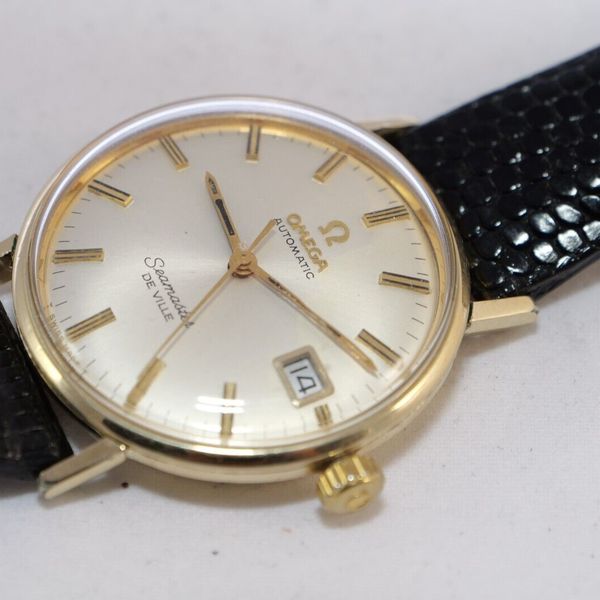 Vintage 1969 Omega Seamaster DeVille Automatic Date watch. Omega 563 ...