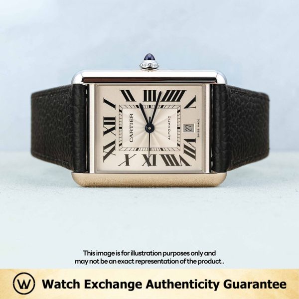New Feb 2025 Cartier Tank Must Extra-Large Model Leather WSTA0040 ...