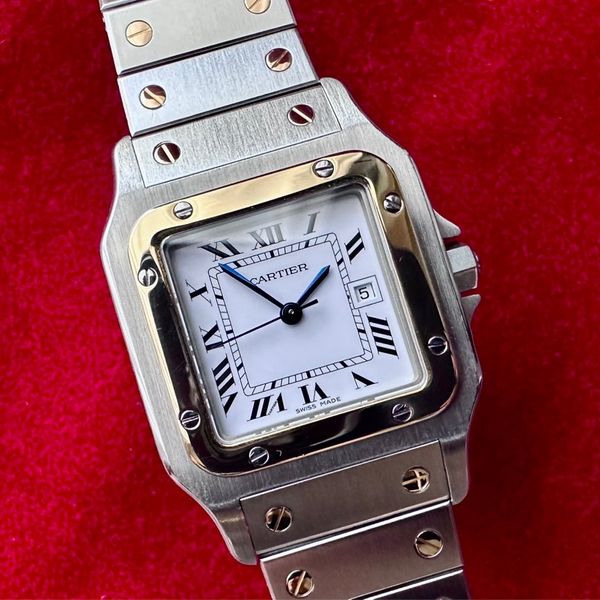 Cartier Santos Carree Vintage Watch Ref. 2961 (fully-serviced with 2 ...