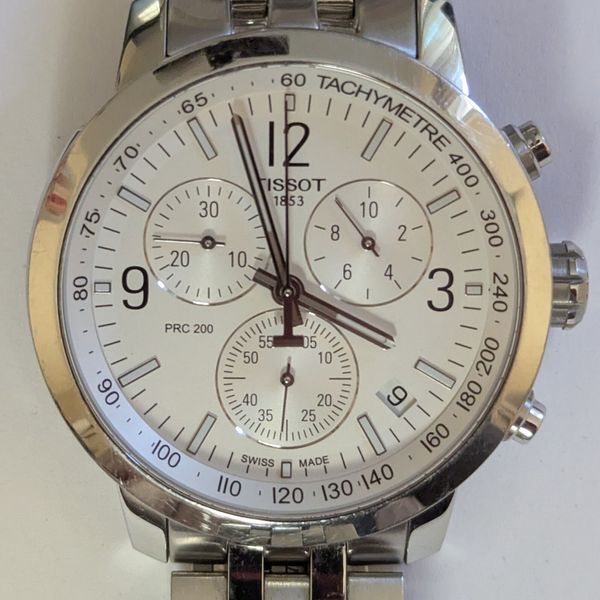Tissot PRC-200 T-Sport Silver Men's Watch 1853 - T114.417.11.037.00 ...