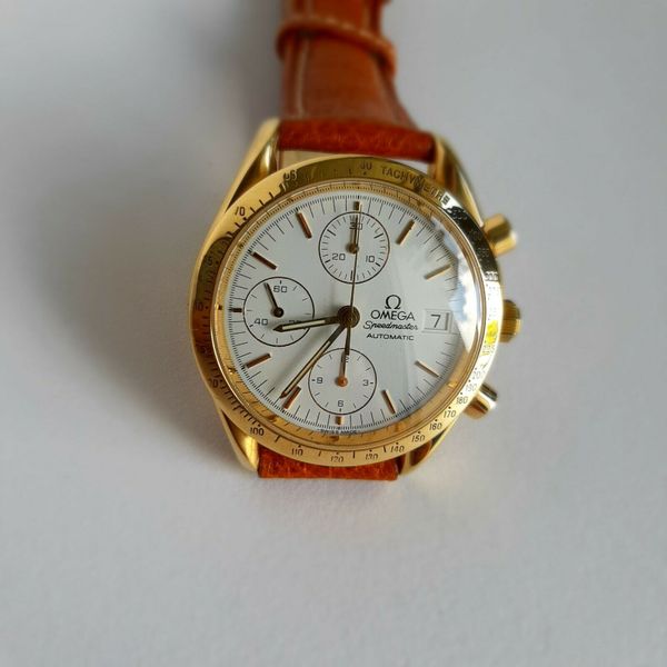 Omega Speedmaster Chronograph 18 k solid gold watch ref.175.0043 cal ...