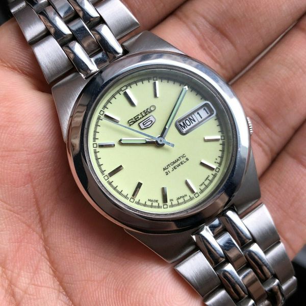 Seiko 5 SNKE23 Sunburst RADIUM Stunning dial FULL LUMED dial Vintage ...