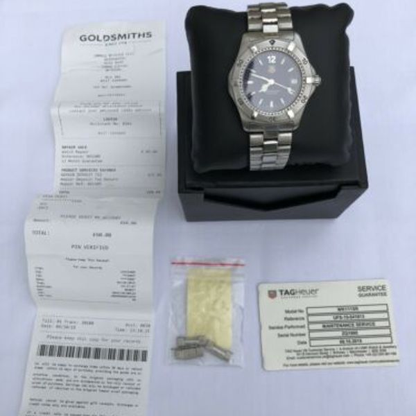 Men’s Tag Heuer WK1113/0 Professional 200m, Stainless Steel, Swiss Made ...