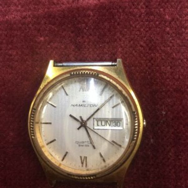 Vintage Hamilton Quartz 1960s Mens Wrist Watch. Working | WatchCharts ...