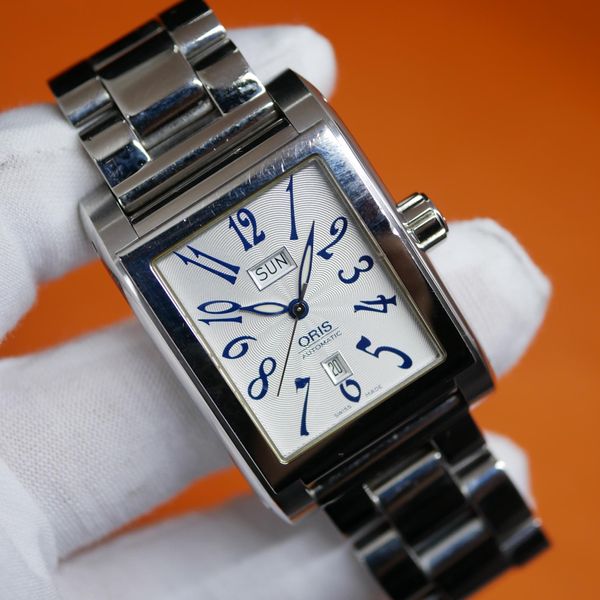 [WTS] Oris Rectangular Day Date 'Tank' Automatic Sapphire Glass for $499. Box, Links, Papers and ...