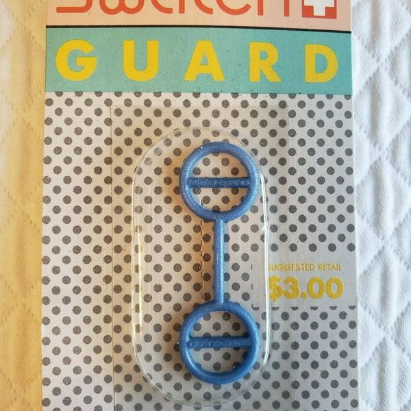 Vintage Swatch Watch Guard Blue Fits Older Gents/Ladies In Blister Pack ...
