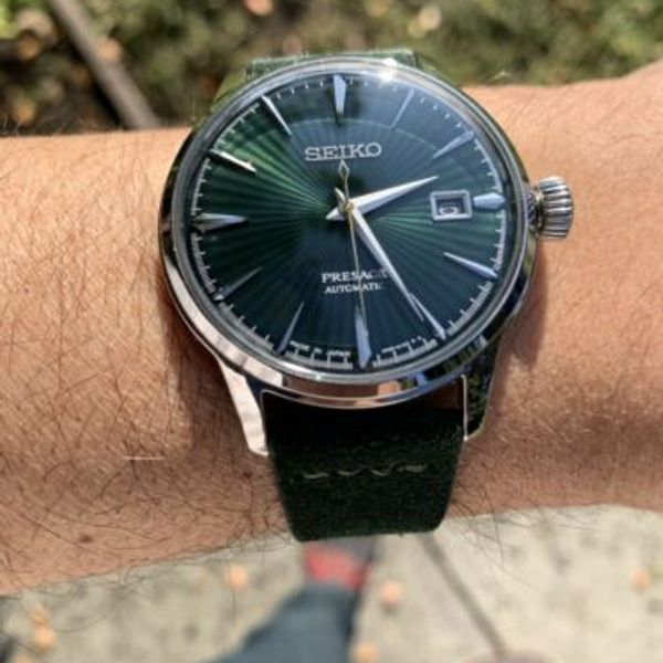 SEIKO PRESAGE SRPD37 Green Automatic watch FULL KIT | WatchCharts ...