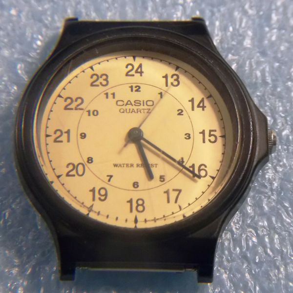 Casio 24 Hour Military Dial MQ-24 Analog Quartz Watch with 705 Movement ...